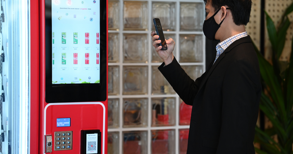 First Singpass-enabled alcohol vending machine launched in S'pore First Singpass-enabled alcohol vending machine launched in S'pore
